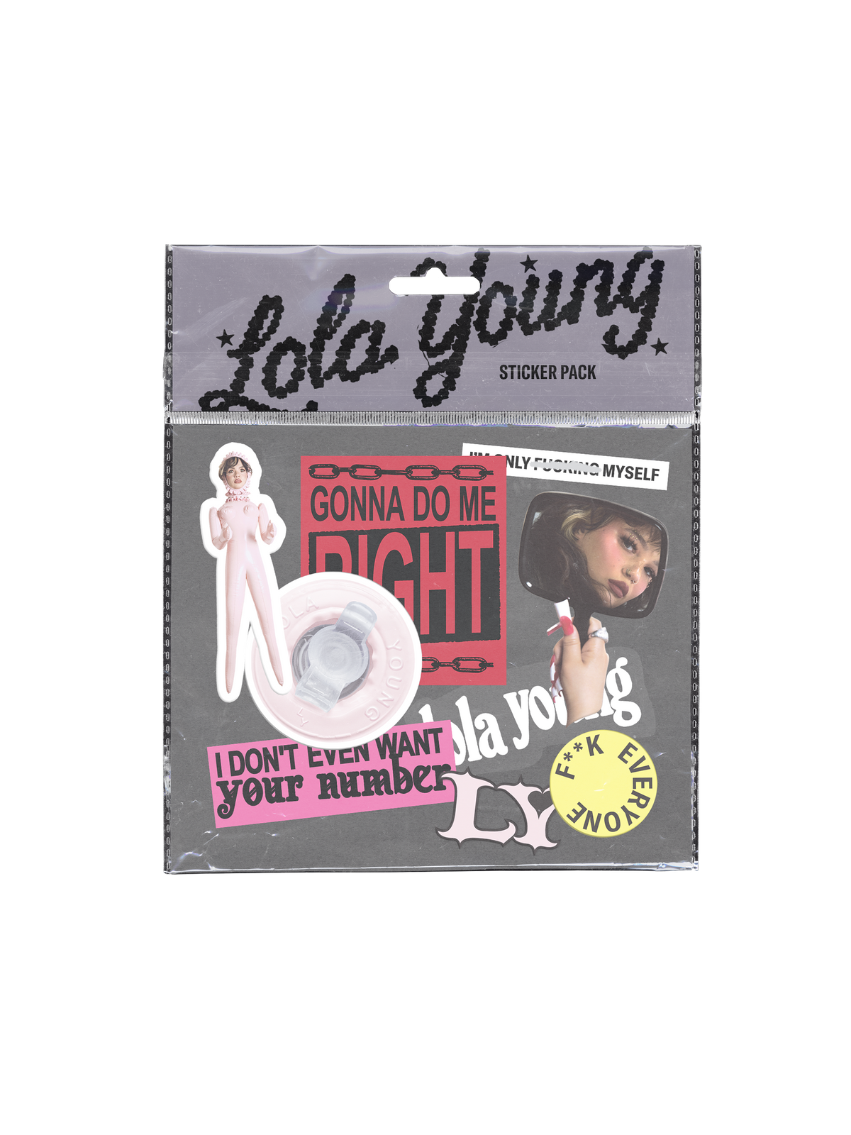 I'm Only F**king Myself Sticker Pack - Lola Young